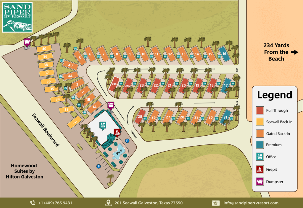 Maps – Sandpiper RV Resort